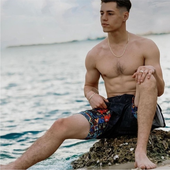 Maamgic | Shorts | Maamgic 2 In Stretch Long Lined Black Mayan Gym ...